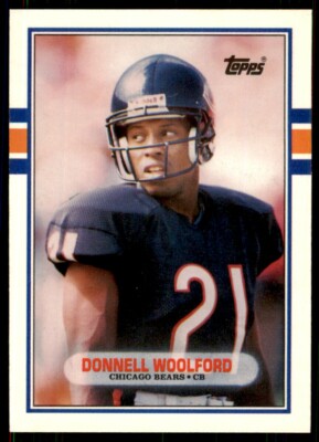 1989 Topps Traded Donnell Woolford Rookie Chicago Bears #37T | eBay