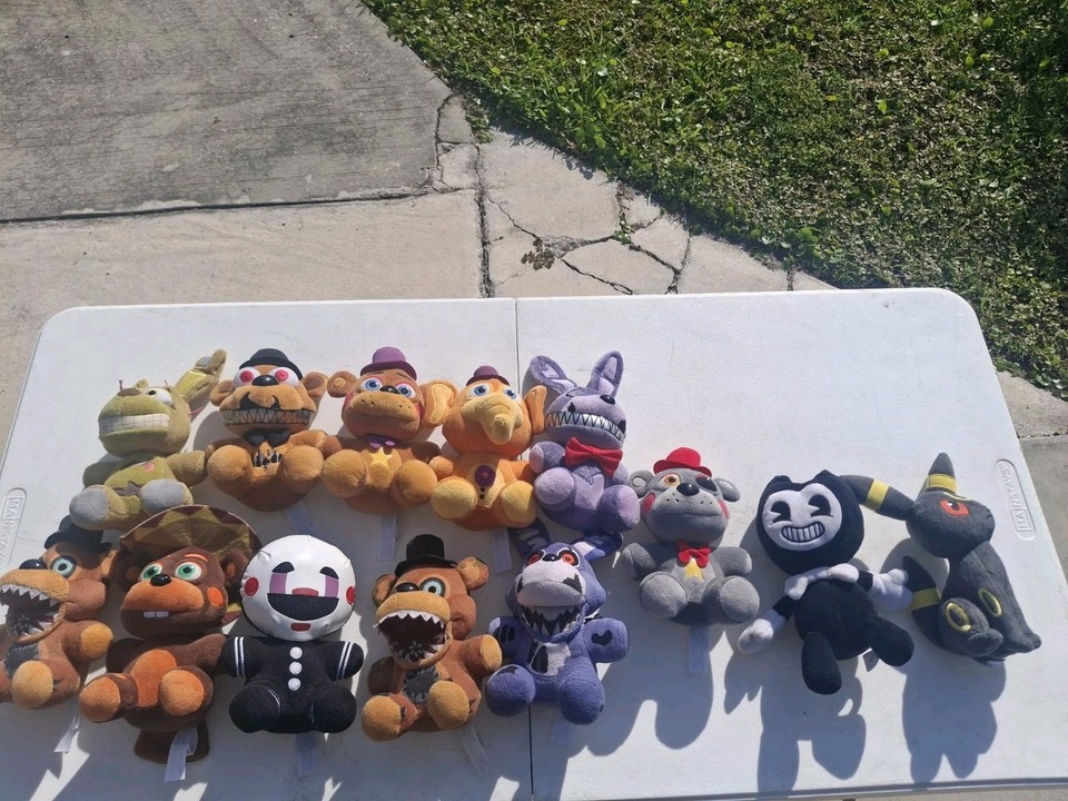 Five Nights At Freddy's Plush Bundle 13 Total Pokémon Bendy RARE FNAF ...