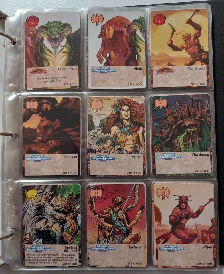 Spellfire Complete 1st Edition Chase Set + Complete Base Set - 425 ...