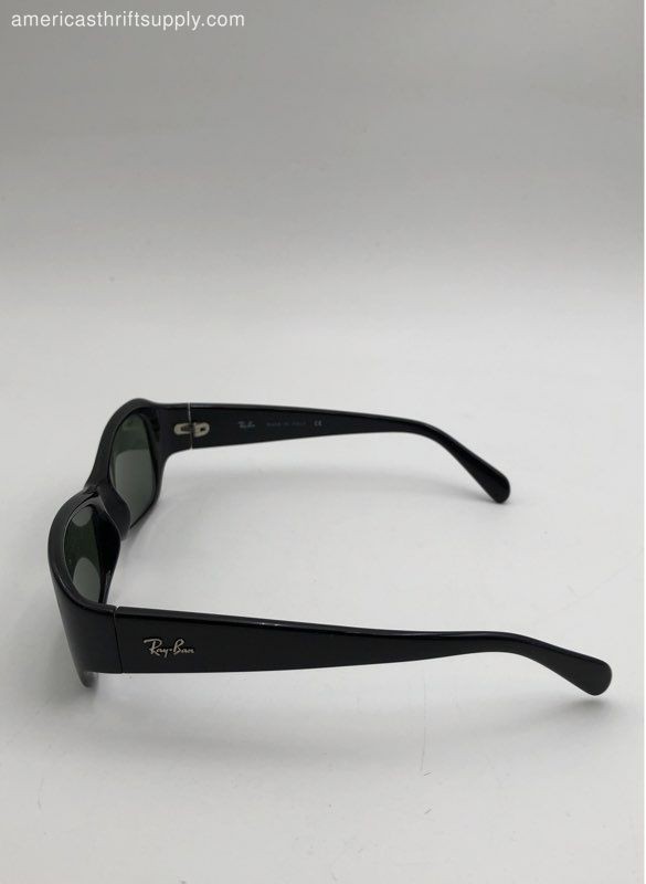 Vintage Y2K Ray-Ban RB 2116 Men's Sunglasses Black Rectangular Frame ...