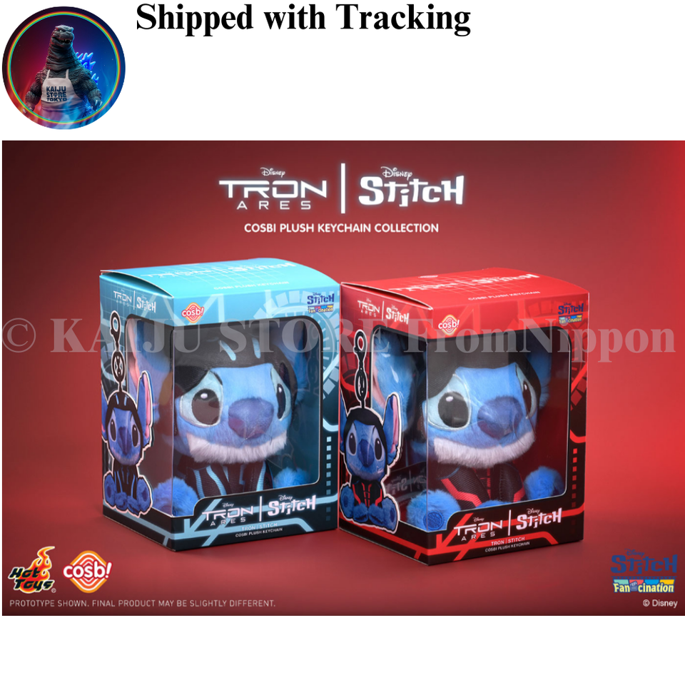 Hot Toys Cosbi Plush Keychain Stitch Fan-Cination Tron Blue 15cm | eBay