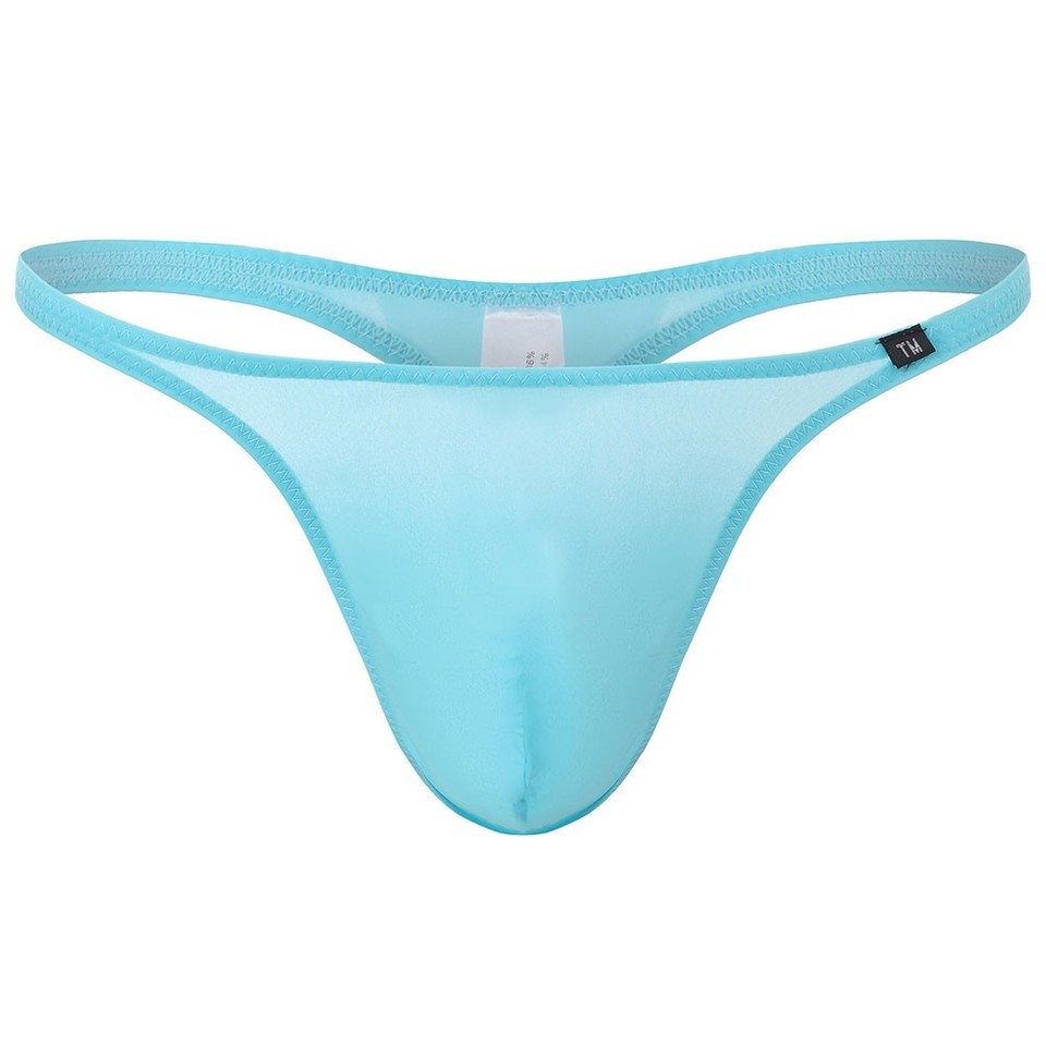 For Bedroom Men G-String Low Waist 95%Polyamide+5%Spandex Solid Pattern ...