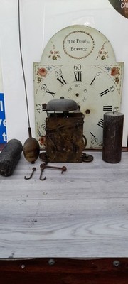 Antique 16thc Complete 1765 Grandfather Chiming Clock Movement . IT ...