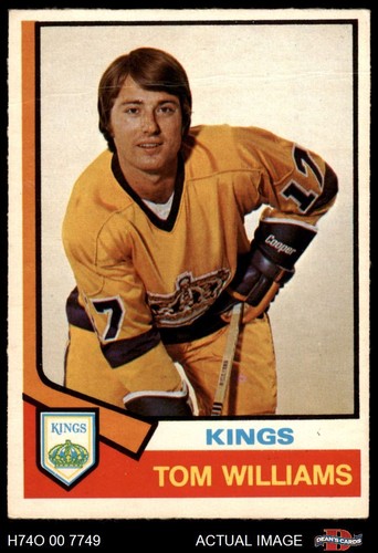 1974 O-Pee-Chee NHL #394 Tom Williams Kings-Hockey 2 - GOOD | eBay
