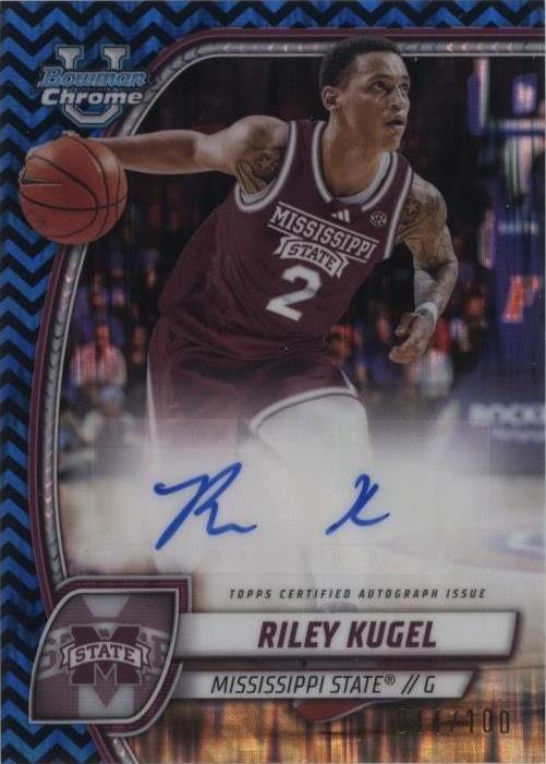 2024-25 Bowman University Chrome - Chrome Prospect Autographs Riley ...