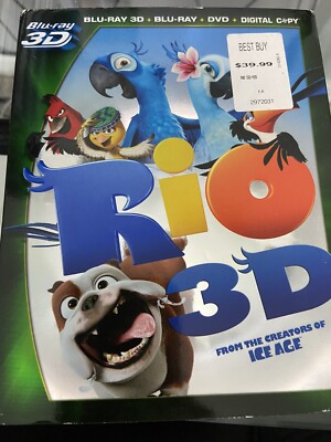 BNWT RIO BLUE RAY 3D - 4 DISC COLLECTOR'S EDITION [FREE USPS SHIPPING ...