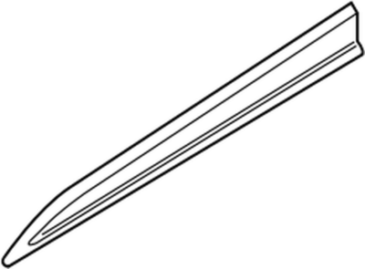 5727A484 Mitsubishi Garnish, fr door, rh 5727A484, New Genuine OEM Part ...