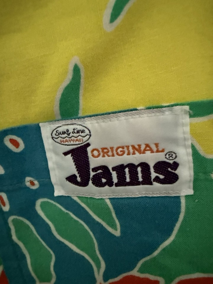 Vtg Original Jams Surf Line Shorts - Drawstring Men L - Surfer Beach ...