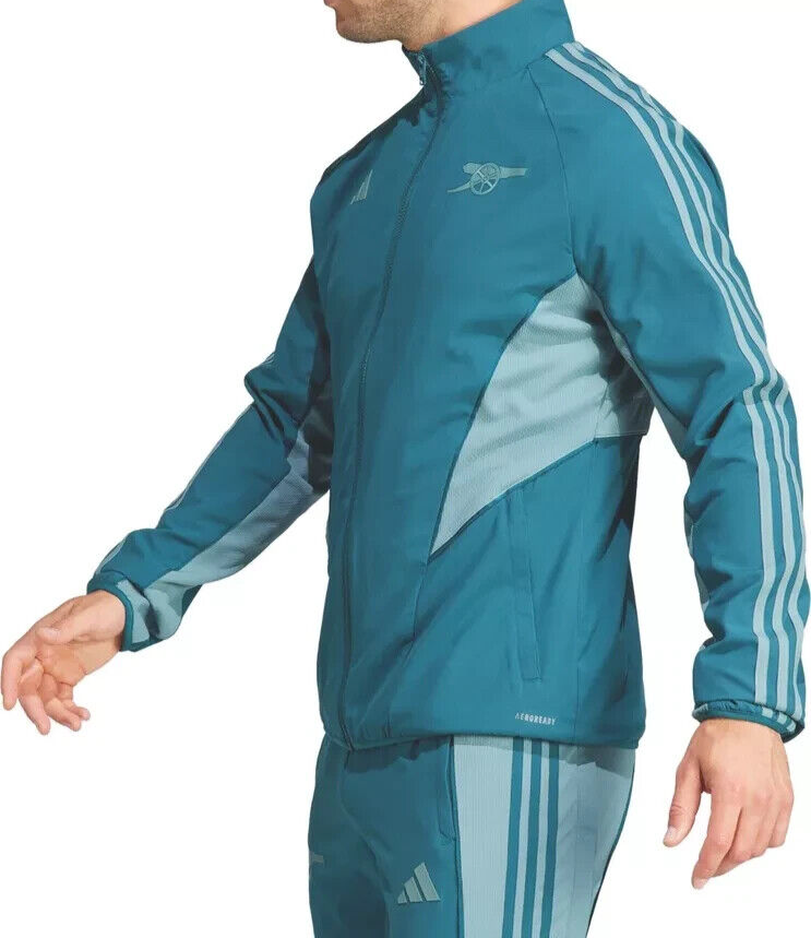 adidas Men's Arsenal 23/24 Anthem Full Zip Jacket Standup collar HZ2072 ...