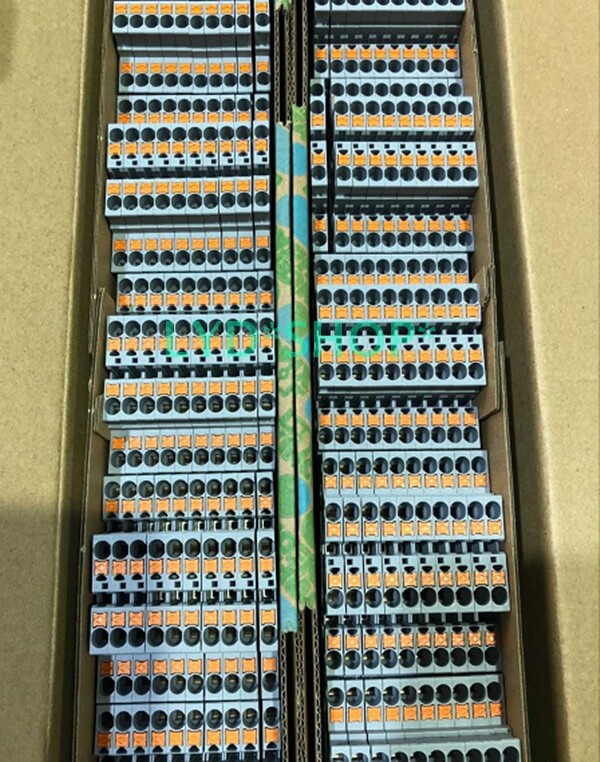 50 Pcs./Box New PTTB2.5 Fast Guide Rail Pluggable Terminal Block ...