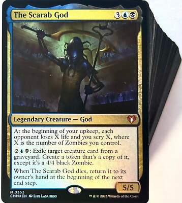 ***Custom Commander Deck*** The Scarab God - Zombies - EDH MTG Magic ...