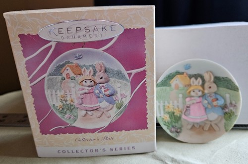 Hallmark Keepsake Spring Easter Ornament Collector Plate Sunny Sunday ...