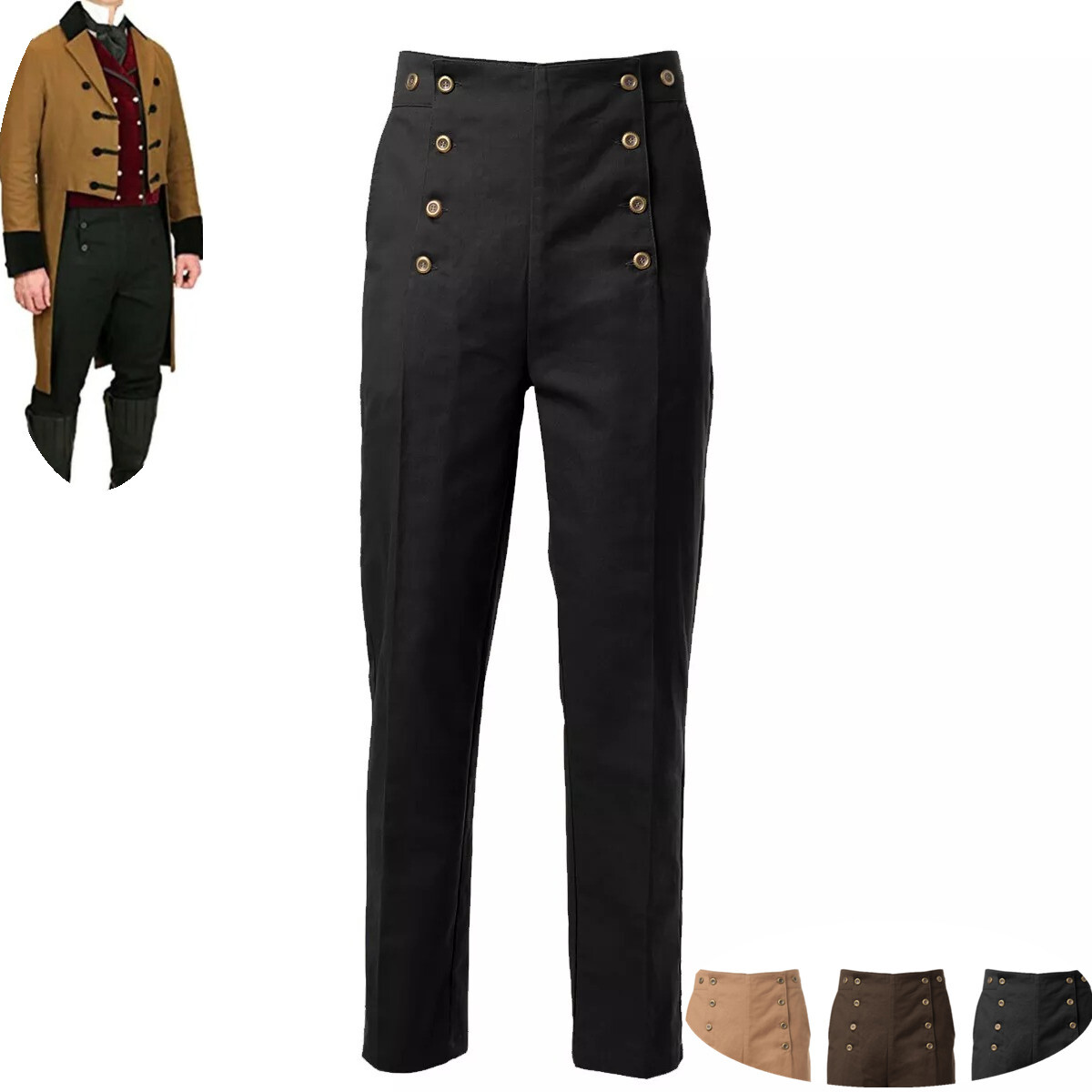 Historical Victorian Trousers for Men Regency Empire Architect Pants ...