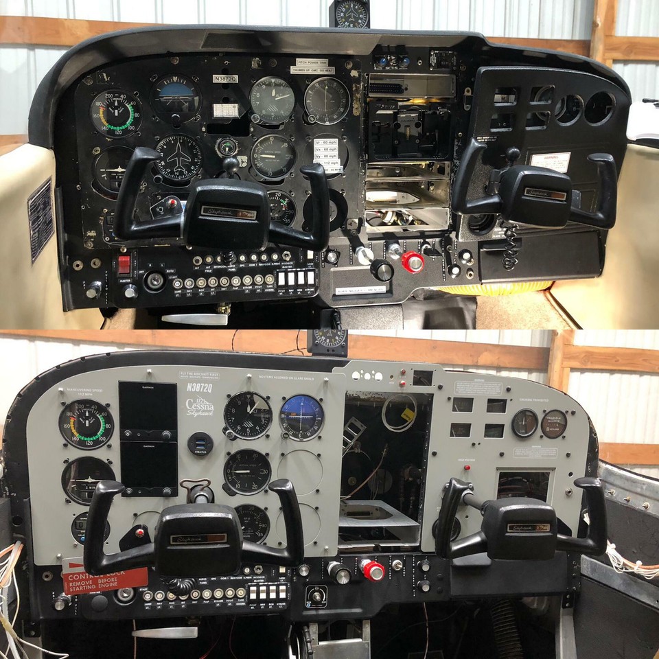 Cessna 172 Skyhawk Instrument Panels - Owner Produced - CNC Cut - Bare ...