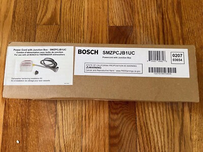 Bosch powercord with junction box for Bosch and Thermador dishwashers ...