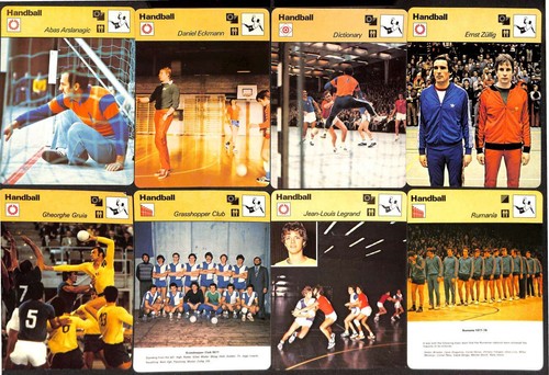 1977 Sportscaster EX avg lot of 40 (29 Diff) Handball/Jai Lai cards ...