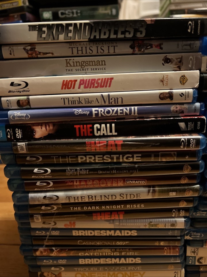 Lot Of 47 Blu Ray Dvd Movies Collection Comedy Drama Action Romance ...