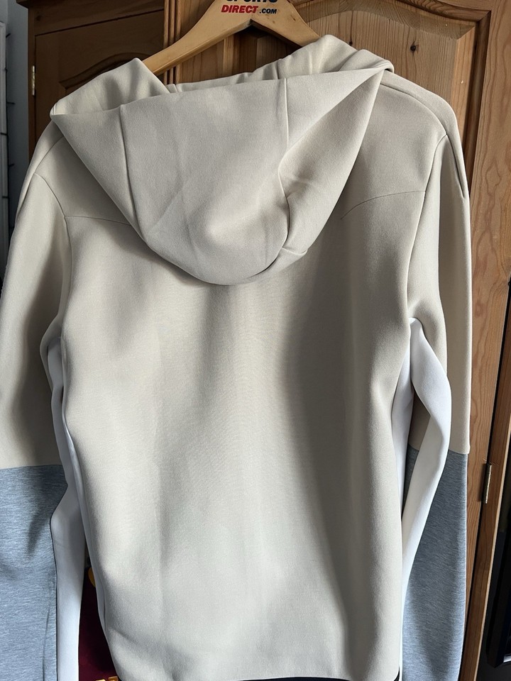 Crème Coloured Tech Fleece Hoodie Top | eBay UK