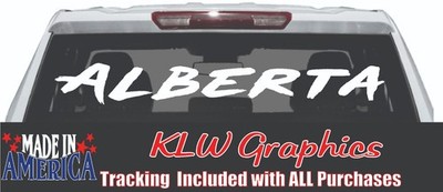 Alberta Decal Sticker Car Diesel Truck Home USA Country Canada Canadian ...