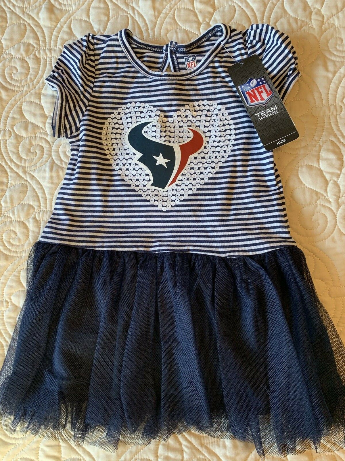 Houston Texans NFL Toddler Girl Sequin Tutu Dress, Size 3T - NWT | eBay