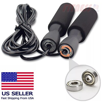 Skipping Rope with Ball Bearings Standard Speed Jump Rope PVC Cable ...