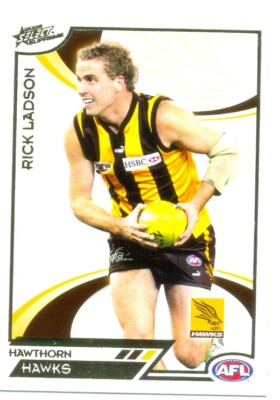 2006 Select AFL Supreme series Common Card 92 - Rick Ladson - Hawthorn ...