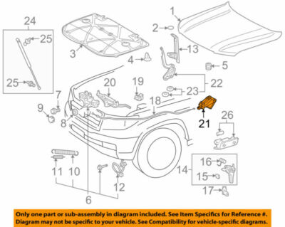 53601-52010-E5 Toyota Lever sub-assy, hood lock control 5360152010E5 ...