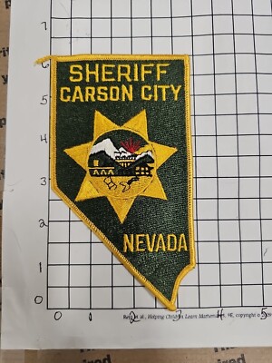 #200 Carson City Nevada Sheriff Patch | eBay