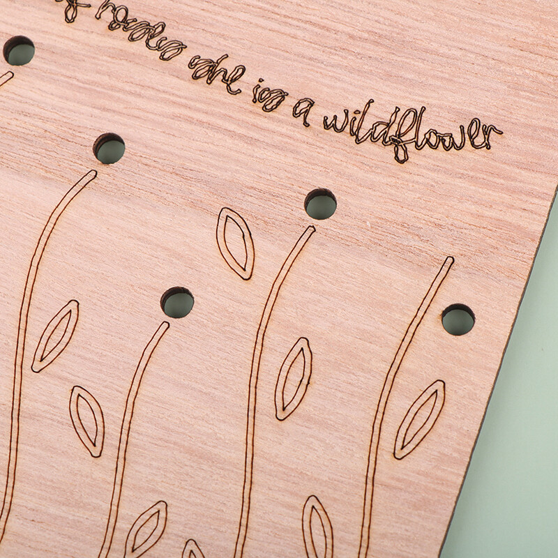 1PC Floral Board Decoration Wooden Flower Leaf Collector Board For Diy ...
