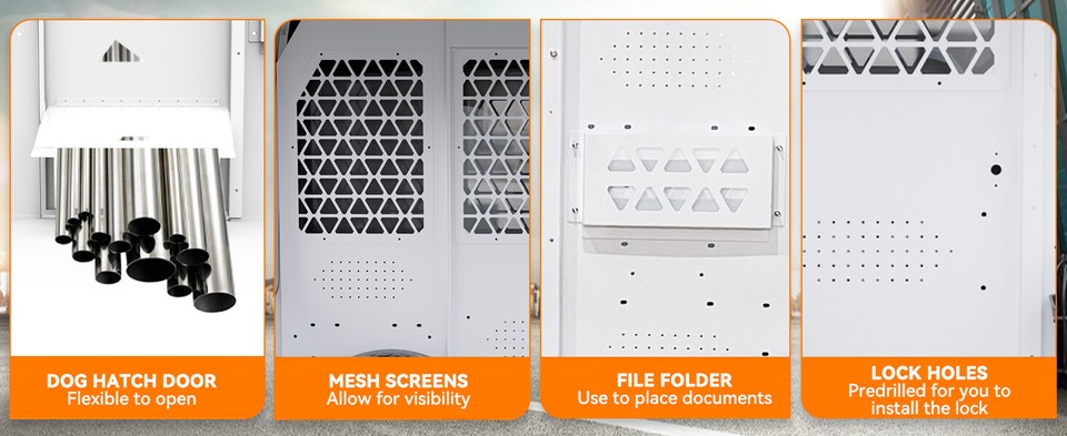 Van Partition Bulkhead Fit for Ford Transit Medium Roof 150 250 350 NEW ...