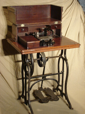 Wheeler and Wilson Treadle Sewing Machine 1860's | eBay