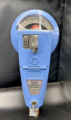 Vintage Duncan Parking Meter Working, Duncan 60 original Baby Blue ...