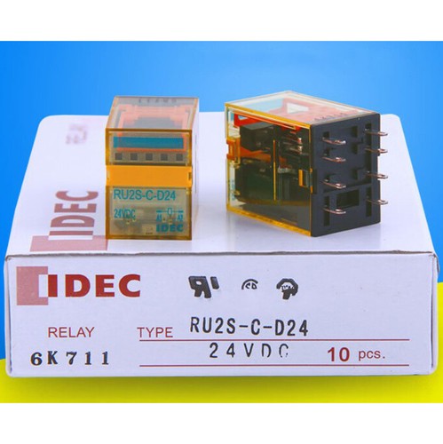 10PC New IDEC RU2S-C-D24 24VDC Latching Socket Power Relay Free ship | eBay