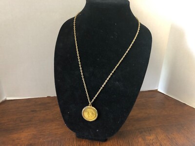 Vintage Gold Tone 1776 Bicentennial Twenty D Coin Necklace | eBay