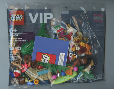 LEGO Summer Fun VIP Add On Pack polybag 40607 NEW SEALED | eBay
