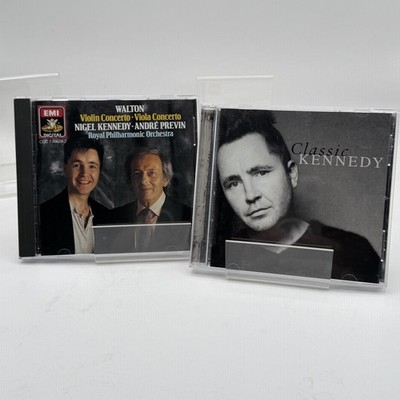 2FER Classic Kennedy & Walton: Violin Concerto - Nigel Kennedy 2CD EX ...
