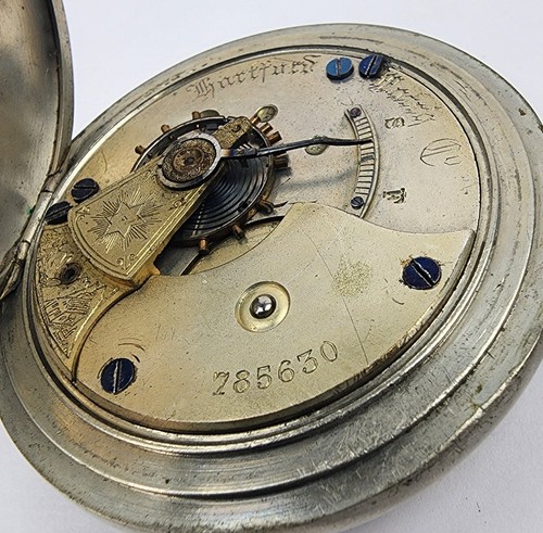 Antique Hartford Watch Co. "Swiss Fake" Pocket Watch For Parts Repair ...