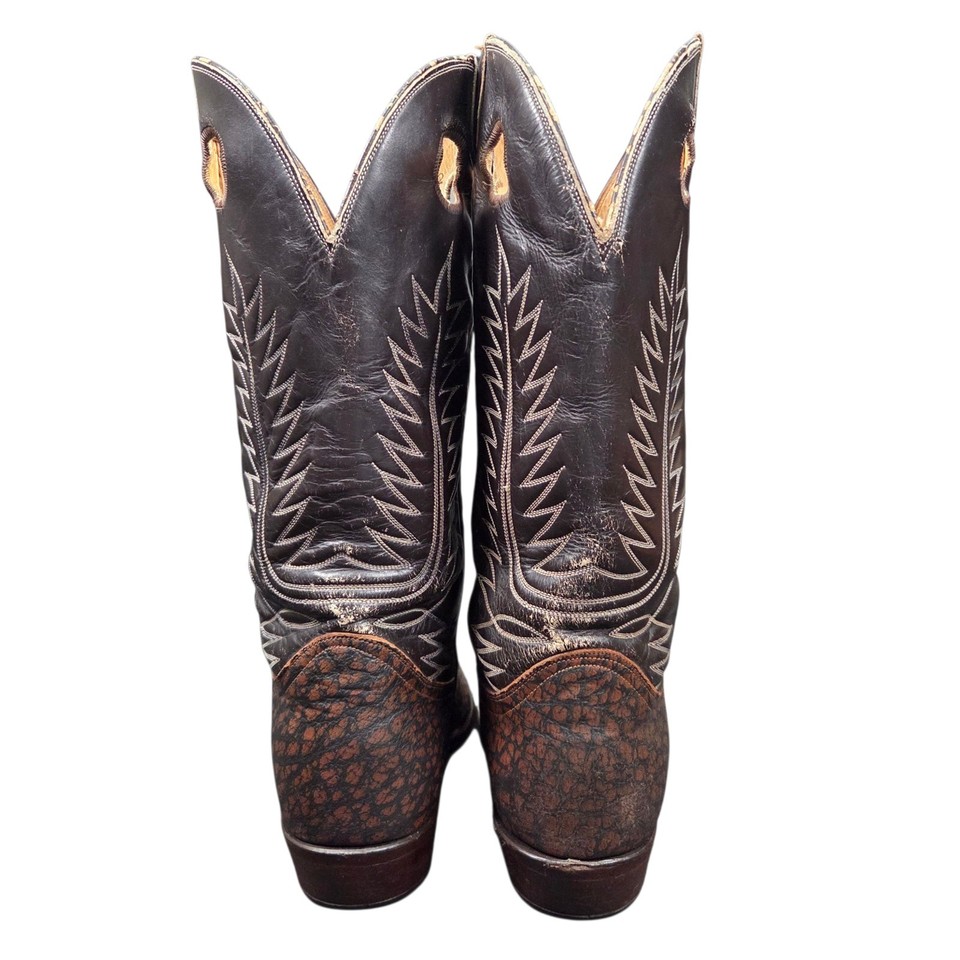 Tony Lama #6218 Buckaroo Men's Leather Pointed Toe Cowboy Western Boots ...