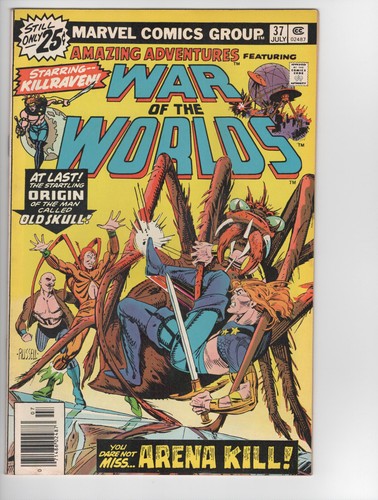 AMAZING ADVENTURES #37 KILLRAVEN! BRONZE AGE MARVEL COMICS 1976! HIGHER ...