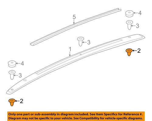 GM OEM 09-11 Acadia Limited Roof Luggage Carrier-Rail Nut 11609292 | eBay