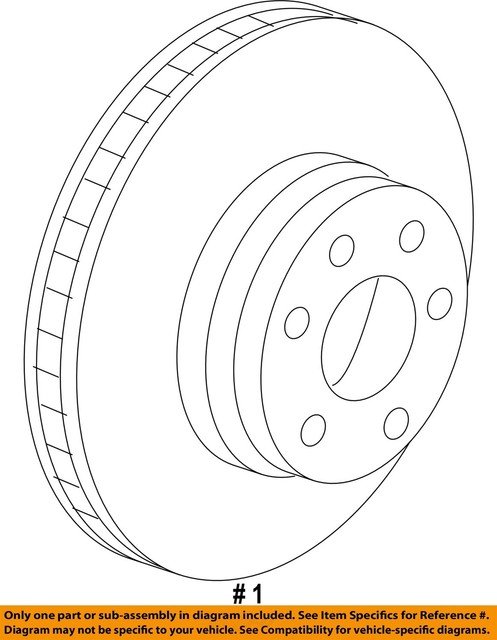 for BMW Genuine Disc Brake Rotor Front Right 34112284902 for sale ...