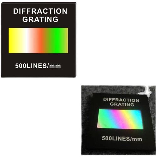 1PCS / Holographic diffraction grating sheet 50/100/300/500/600 lines ...