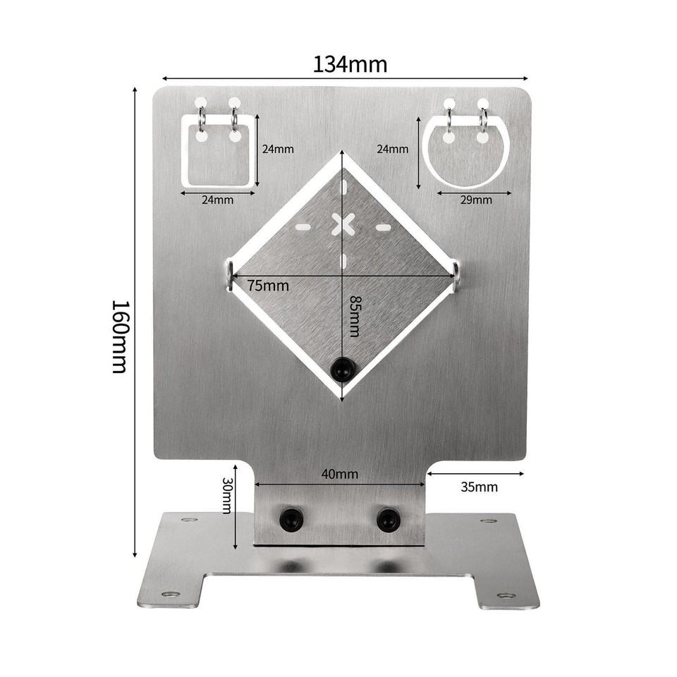 Metal Target Stand Shooting Target Practice Target Stainless Steel ...
