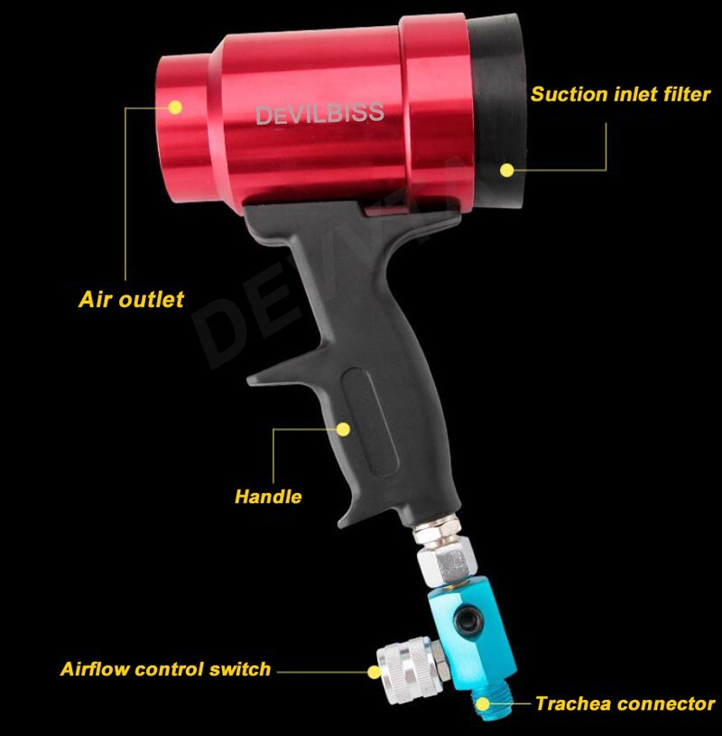 DeVilbiss Cars Air Drying Spray Gun Paint dryer water paint blower Air ...