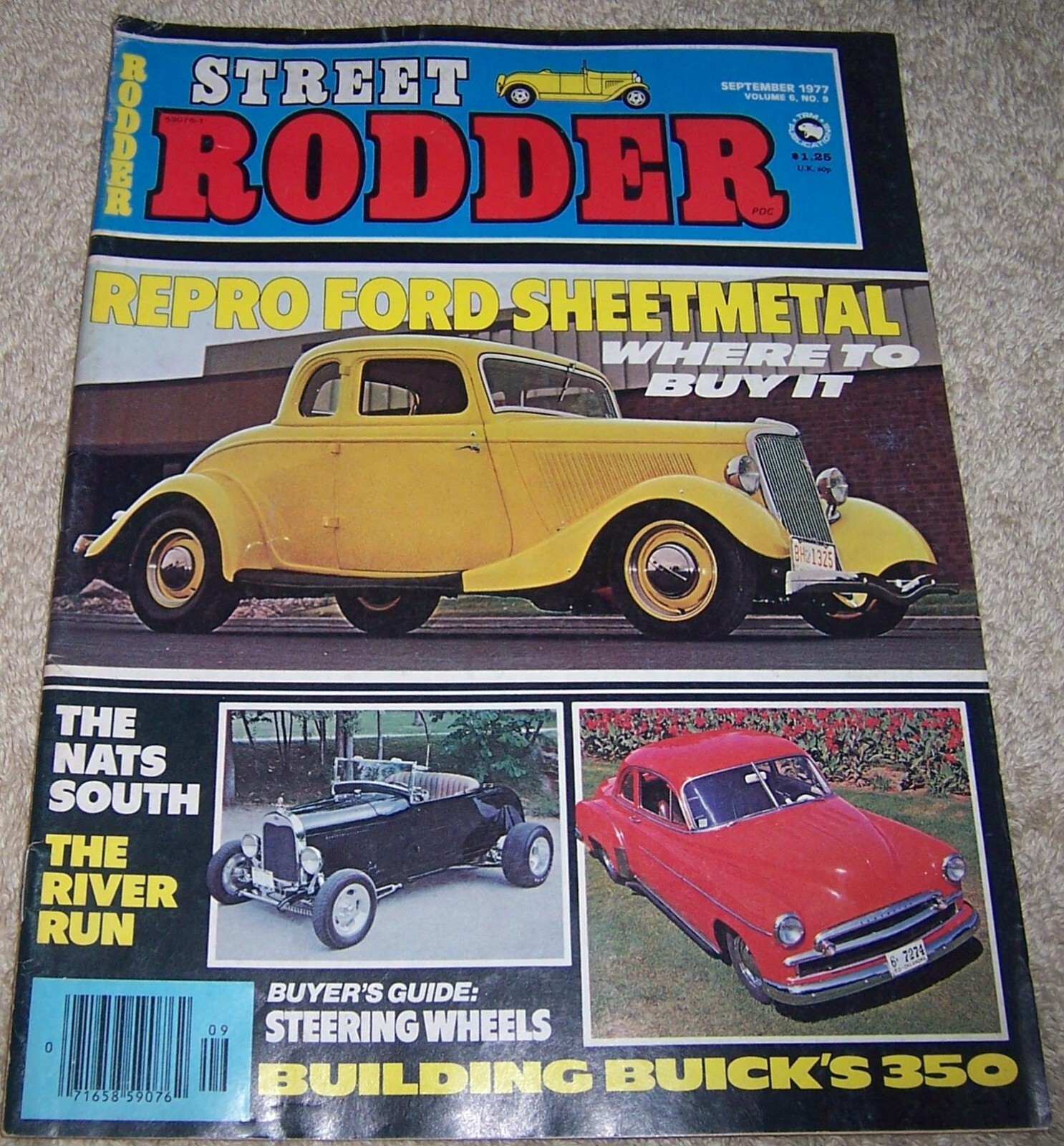 Street Rodder Magazine September 1977 Repro Ford Sheetmetal hot rod | eBay