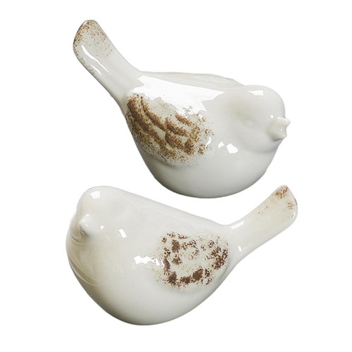 Bird Figurine Bird Statue Ceramic Gift Porcelain Crafts Modern Small ...