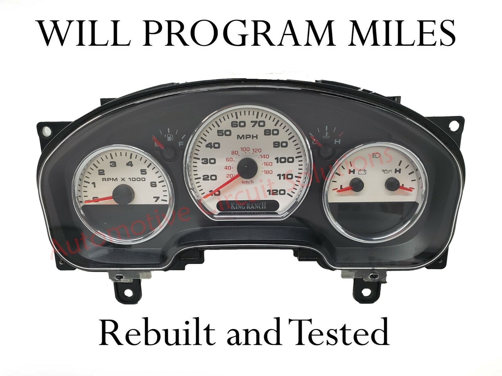 2008 Ford F150 King Ranch Speedometer Speedo Cluster OEM Any Miles 8L34 ...