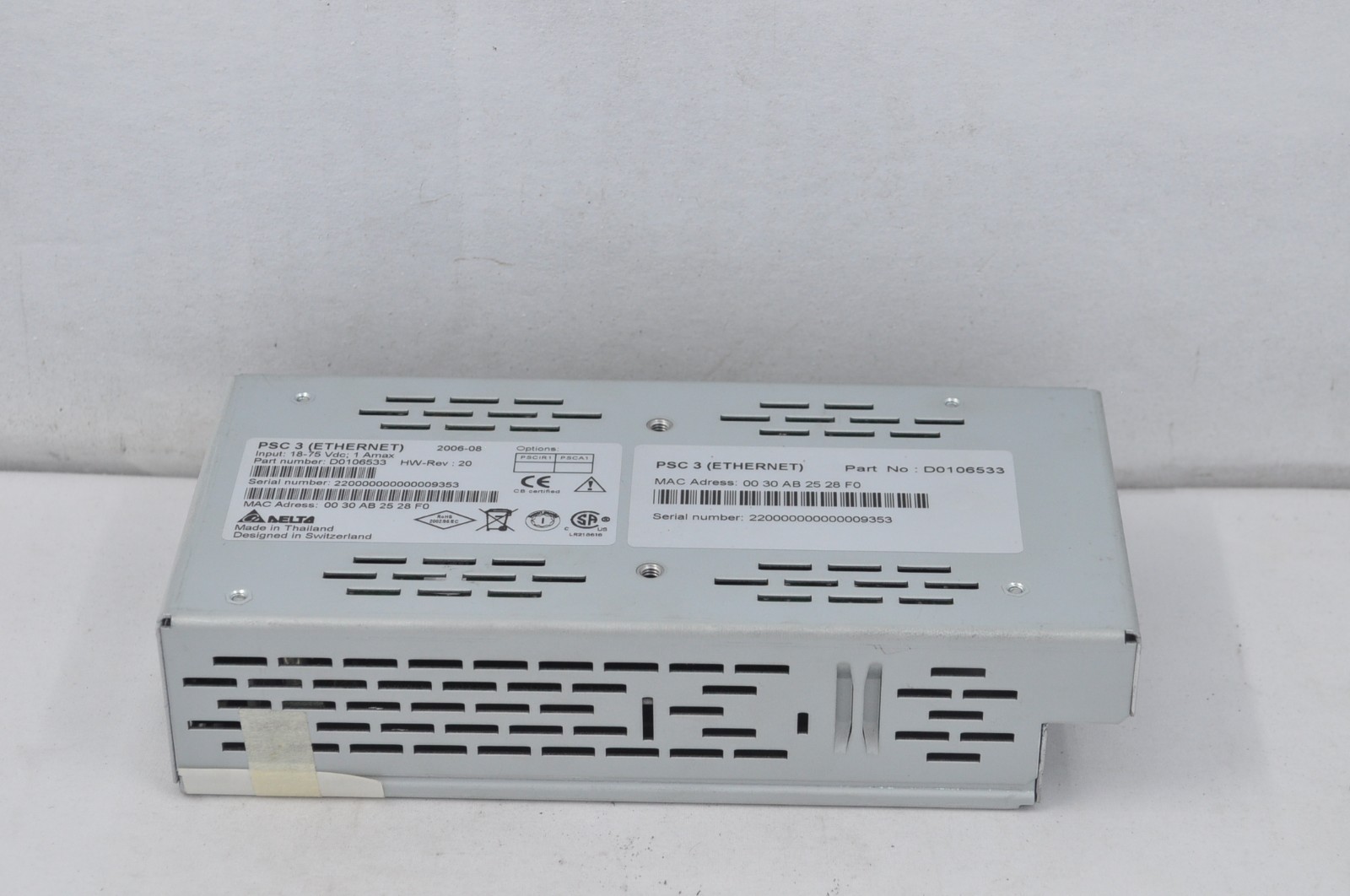 Delta PSC 3 D0106533 Power Supply Control 18-75vdc for sale online | eBay