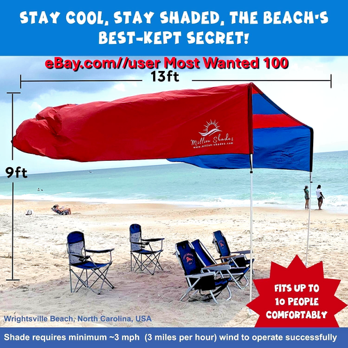 Beach Shade Ultimate Flying | Most Innovative Beach Shade Canopy with ...