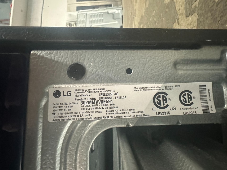 Genuine LG Range Oven, Control Board Assy # EBR89295701 EAV64012006 | eBay
